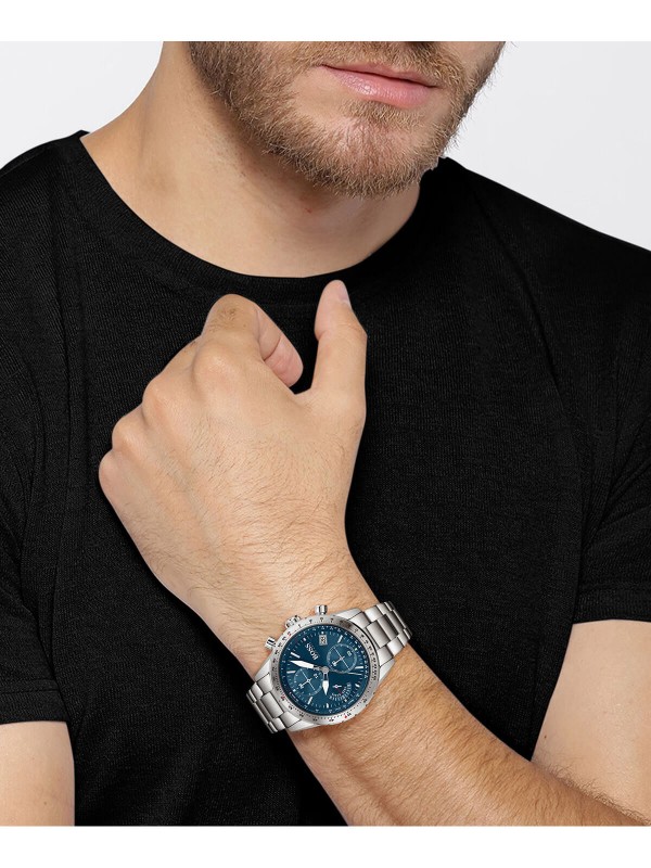 Boss Pilot Edition Muški Sat Sa Plavim Sunray Brojčanikom